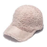 China Warm plush baseball cap simple casual solid color all-matching cap for sale