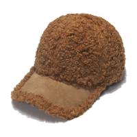 China Warm plush baseball cap simple casual solid color all-matching cap for sale