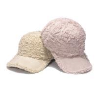 China Warm plush baseball cap simple casual solid color all-matching cap for sale