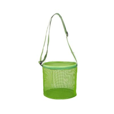 China New Children'S Mesh Shell Storage Bag Beach Three-Dimensional Round Sand Bucket for sale