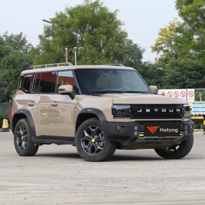 Cina Jetour Traveller 2024 SUV a quattro ruote con Quick Speed Up e Jetour Traveller 2.0T rosso/blu in vendita