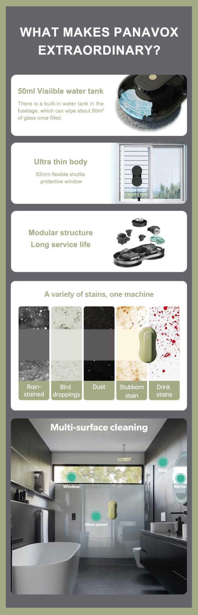 Window cleaning robot packaging