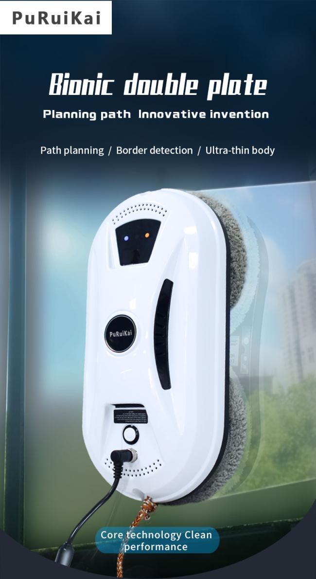 90W Magnetic Window Cleaner Robot with 2800Pa Suction