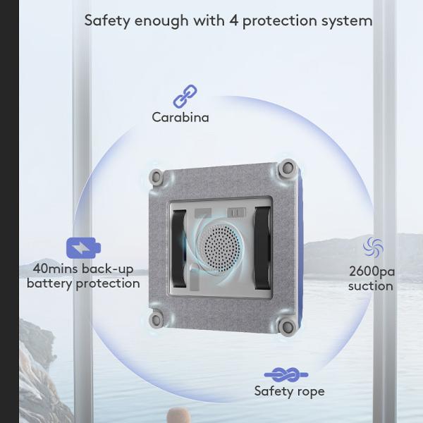 Quality Huidi Home Intelligent Window Cleaning Robot Automatic Remote Control Cleaning for sale