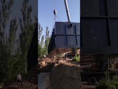 Steel Compact Rural Sewage System Efficient Customized