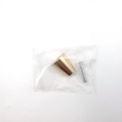 Cina maniglie del cassetto dello zinco dell'oro del cono di 20mm e foro delle manopole singolo con le viti in vendita