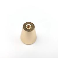 China 20*24mm Polish Gold Small Handles Zinc Cabinet Knobs Pulls For Drawer for sale