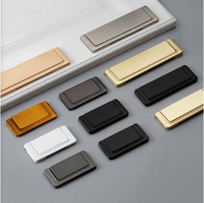 中国 Sliding door drawer nightstand concealed buckle invisible open cupboard closet door concealed handle 販売のため