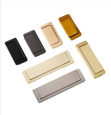 Cina Sliding door drawer nightstand concealed buckle invisible open cupboard closet door concealed handle in vendita
