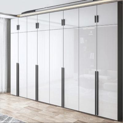 Cina Source Factory Modern Simple Wardrobe Gold Handle Cabinet Door Handle Cabinet Drawer Extension Black Handle in vendita