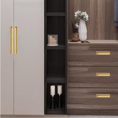 中国 Simple Modern Cupboard Door Cabinet Door Concealed Door Handle Simple European Closet Door Concealed Sliding Door Handle 販売のため