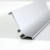 China Silver Cabinet Edge Aluminium Kitchen Handles for sale