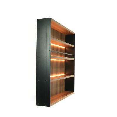 China 600mm Hoogte Italië Shaker Style Aluminium Display Shelf Te koop