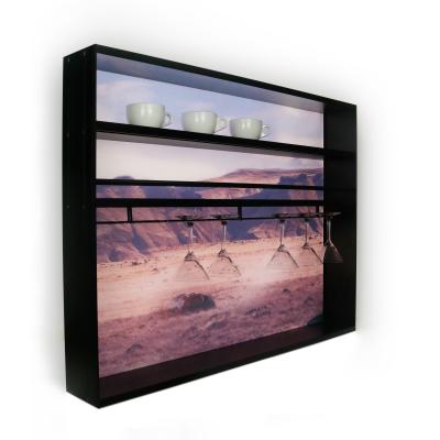 Cina espositore di alluminio fissato al muro di 60X90X50cm LED in vendita