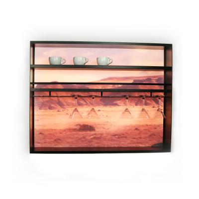 Cina espositore di alluminio fissato al muro di 60X90X50cm LED in vendita