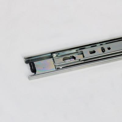 China corrediças chapeadas de aço inoxidável da gaveta do rolamento de esferas de 40mm à venda