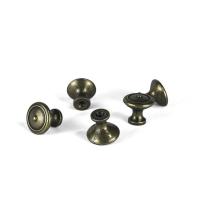 China 26mm Retro Bronze Tone Drawer Knobs With Screws for sale