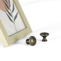 China 26mm Retro Bronze Tone Drawer Knobs With Screws for sale