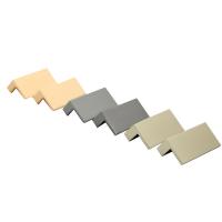 China Knob L Type Rectangular Bronze Aluminum Drawer Handle kitchen cabinet pulls for sale