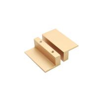 China Knob L Type Rectangular Bronze Aluminum Drawer Handle kitchen cabinet pulls for sale