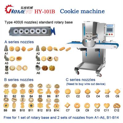 China 220V Biscuits Machine Maker Commercial Cookie Press Depositor Machine for sale