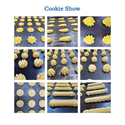 China 220V Biscuits Machine Maker Commercial Cookie Press Depositor Machine for sale