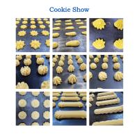 China Full Automatic Snack Cookie Depositor Extruder Dough Making Machine for sale