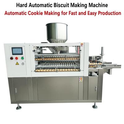 China Hard Automatic Biscuit Making Machine Features Automatic Cookie Making for Fast and Easy Production for sale