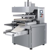 China Hard Automatic Biscuit Making Machine in Silver Cookie Machine for Large-Scale Production for sale