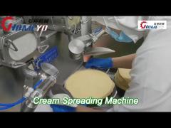 Semi Automatic Pastry Cake Making Machine For Cream Layering Icing