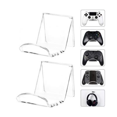 China Multi-Functional Acrylic Headset Ps5 Wall Mountfor Game Console Round Wall Stand with Magnetic Card Use for Home or Office for sale
