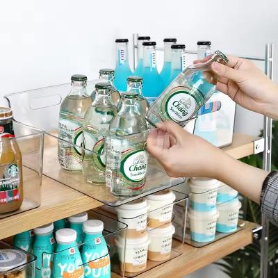 China Premium Clear Acrylic Desktop Organizer Box for Cosmetic Mask Snack Kitchen Household Clutter Storage for sale