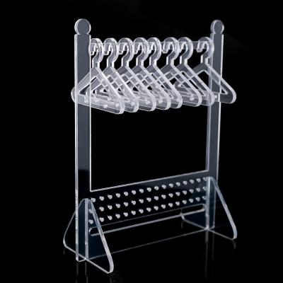 China Custom Acrylic Hanging Earring Rack Personalized Table Decoration for Stud Earring Storage Display Standing Type Installation for sale