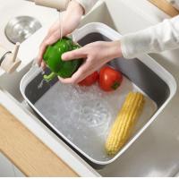 China Multi-functional Portable Folding Dish Sink PP Kitchen Sink for Space-Constrained Kitchens for sale