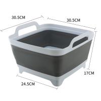 China Multi-functional Portable Folding Dish Sink PP Kitchen Sink for Space-Constrained Kitchens for sale