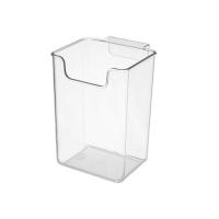 China Transparent Plastic Hook Fridge Organizer Storage Box Refrigerator Storage Containers for Kitchen for sale