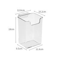 China Transparent Plastic Hook Fridge Organizer Storage Box Refrigerator Storage Containers for Kitchen for sale