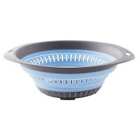 China Retractable Fruit Multifunction Vegetable Cutter Drain Basket Foldable Sink Drain Basket for sale