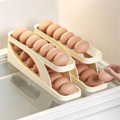 China Classic Design Plastic Egg Storage Holder Portable Kitchen Tools Hot Sale Household Kitchenware Food Use for sale