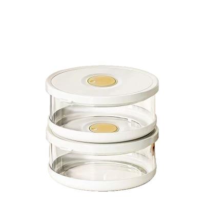 China Ultra Light Large Capacity Heat Resistant Glass Food Storage Container Microwavable Food Container Box for sale