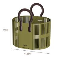 China Multi-Functional Portable Foldable Laundry Basket PP Material Wall Storage Basket for sale
