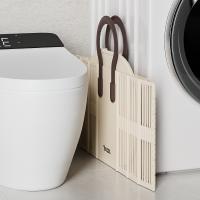 China Multi-Functional Portable Foldable Laundry Basket PP Material Wall Storage Basket for sale