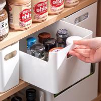 China Hot Selling Multi-function Rectangle Plastic Refrigerator Drawer Plastic Desktop Food Storage Sorting Box for sale