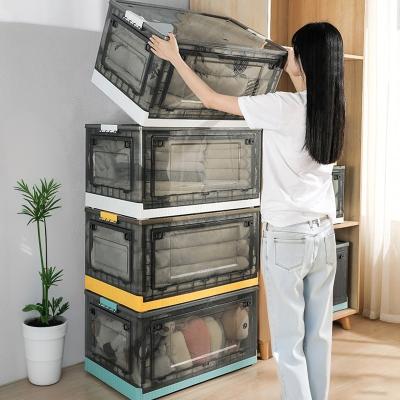 China Hot Sale Home Use Stackable Detachable Clothing Storage Boxes Large and Sturdy Storage Boxes for Cloth Quilt for sale