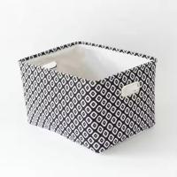 China Modern Fabric Foldable Clothes Storage Rectangle Wardrobe Clothing Storage Container for sale