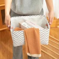 China Modern Fabric Foldable Clothes Storage Rectangle Wardrobe Clothing Storage Container for sale
