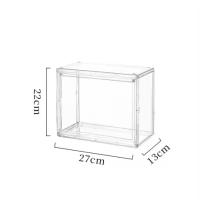 China Large Capacity Dustproof Desktop Transparent Multi-layer Cosmetic Partition Classification Acrylic Storage Box for sale