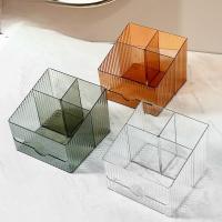 China Tissue Box Desktop Storage Box Cute Remote Control Storage Multi-functional Creative Pen Holder for sale