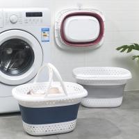 Quality Large Capacity Foldable Household Laundry Storage Basket Bathroom Laundry Basket for sale