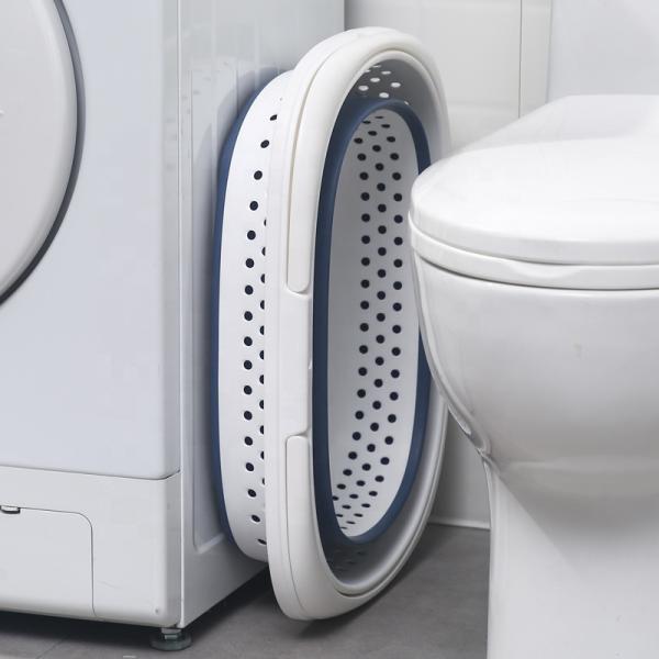 Quality Large Capacity Foldable Household Laundry Storage Basket Bathroom Laundry Basket for sale